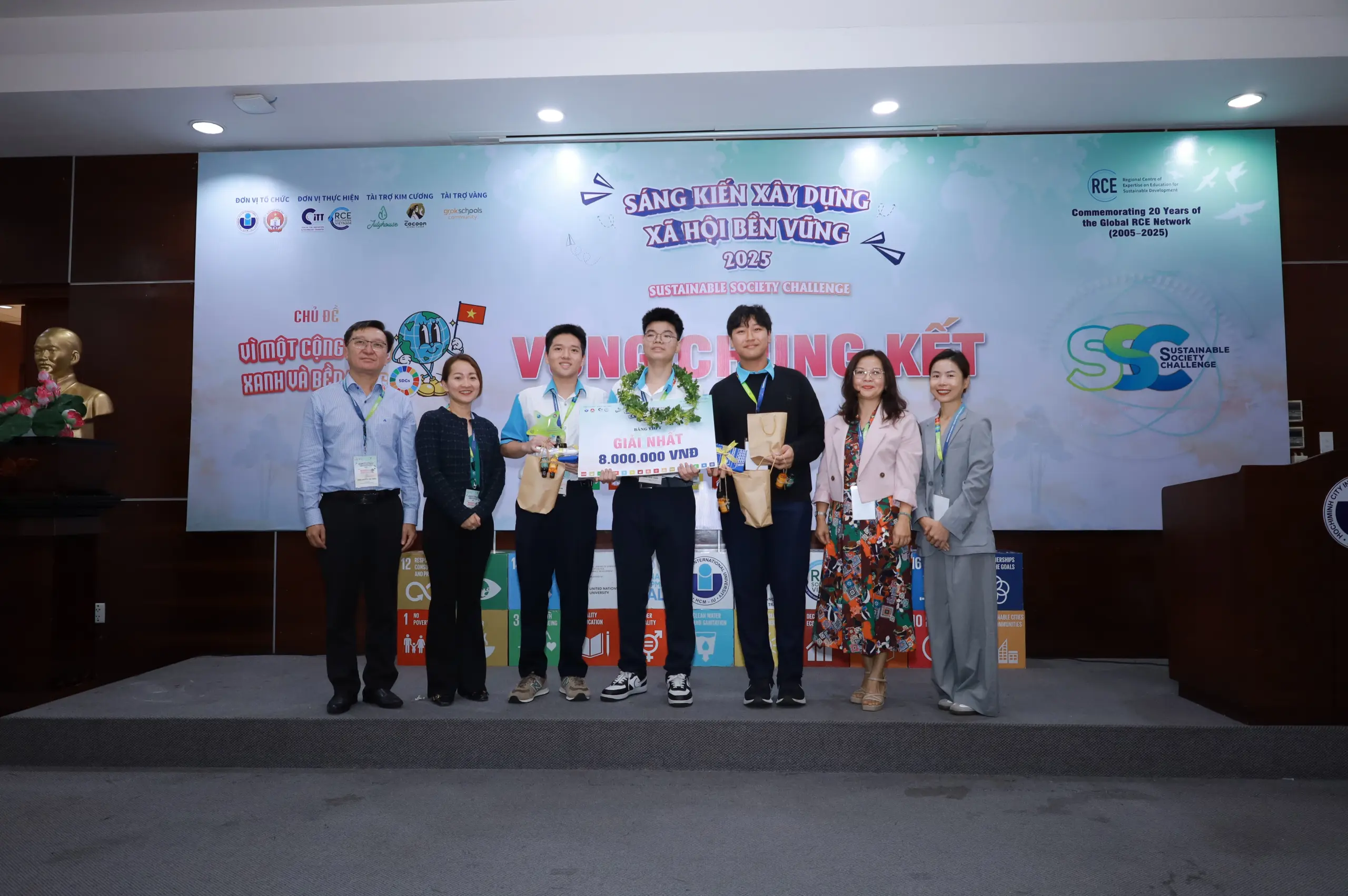 Chung kết SSC 2025: Gieo mầm sáng kiến xanh trong cộng đồng học sinh ...