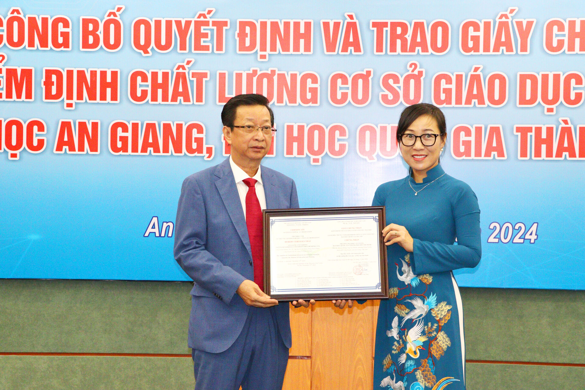 An Giang University achieves second cycle certificate of education ...